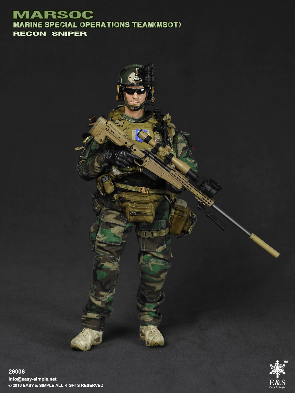 Easy&Simple 26006 MARSOC MSOT Recon Sniper