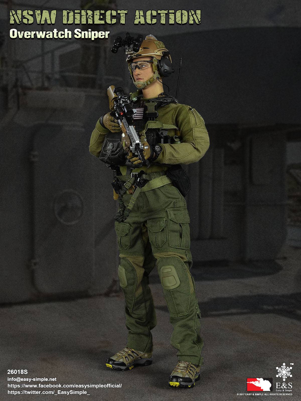 Easy&Simple 26018S NSW Direct Action Overwatch Sniper