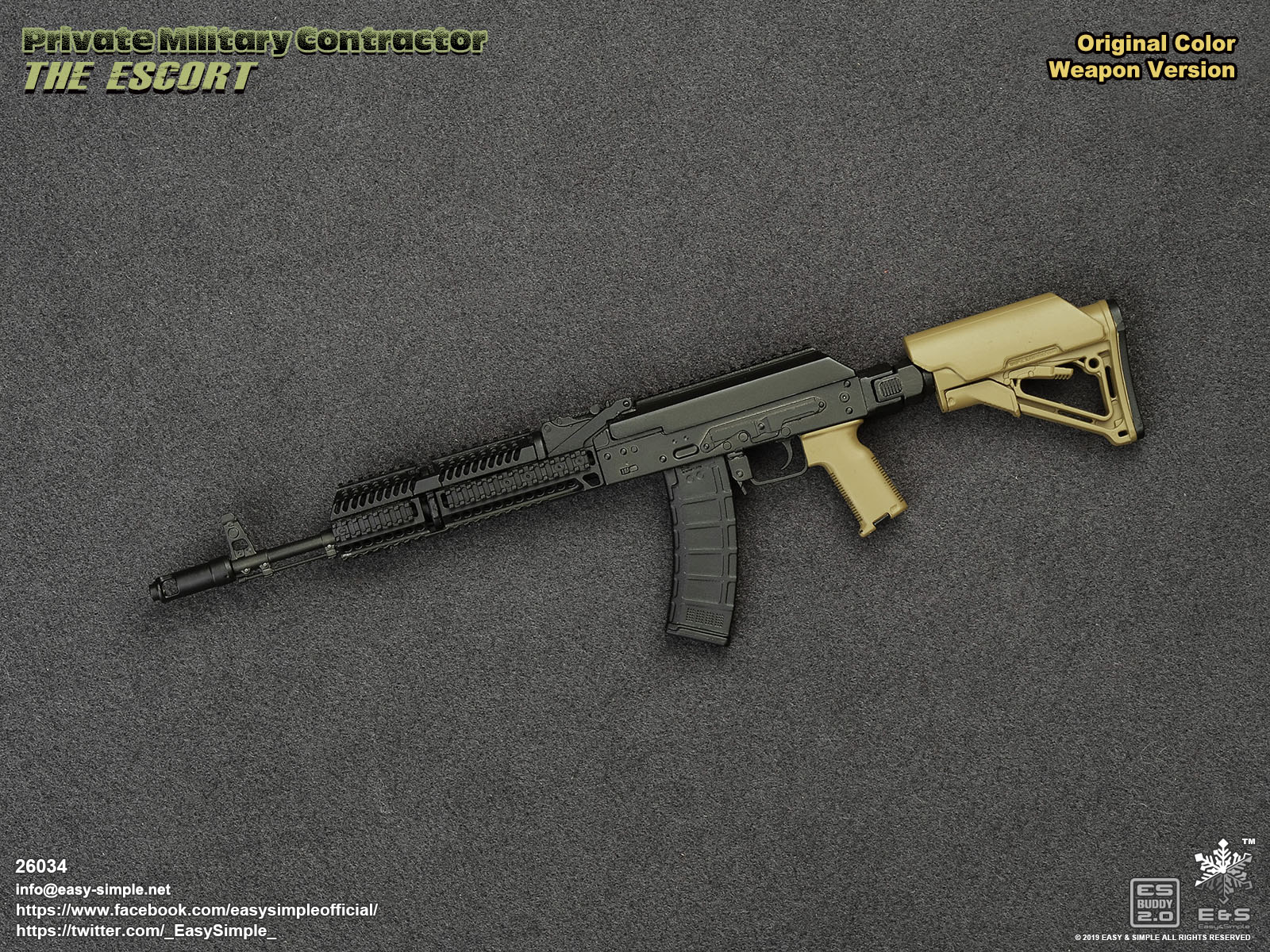 Easy&Simple 26034 PMC The Escort Two Weapon Color Versions