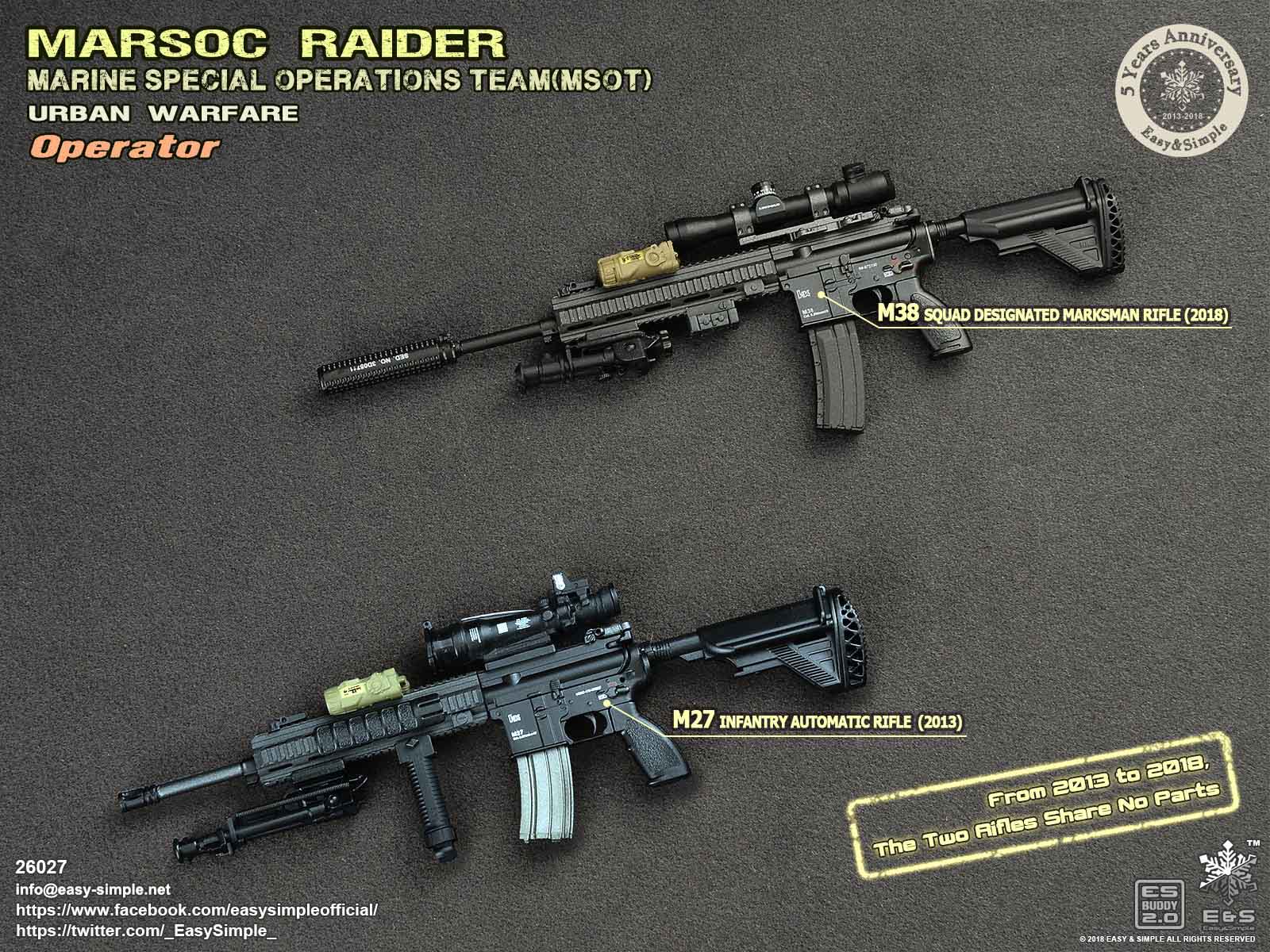 Easy&Simple 26027 MARSOC Raider Urban Warfare Operator