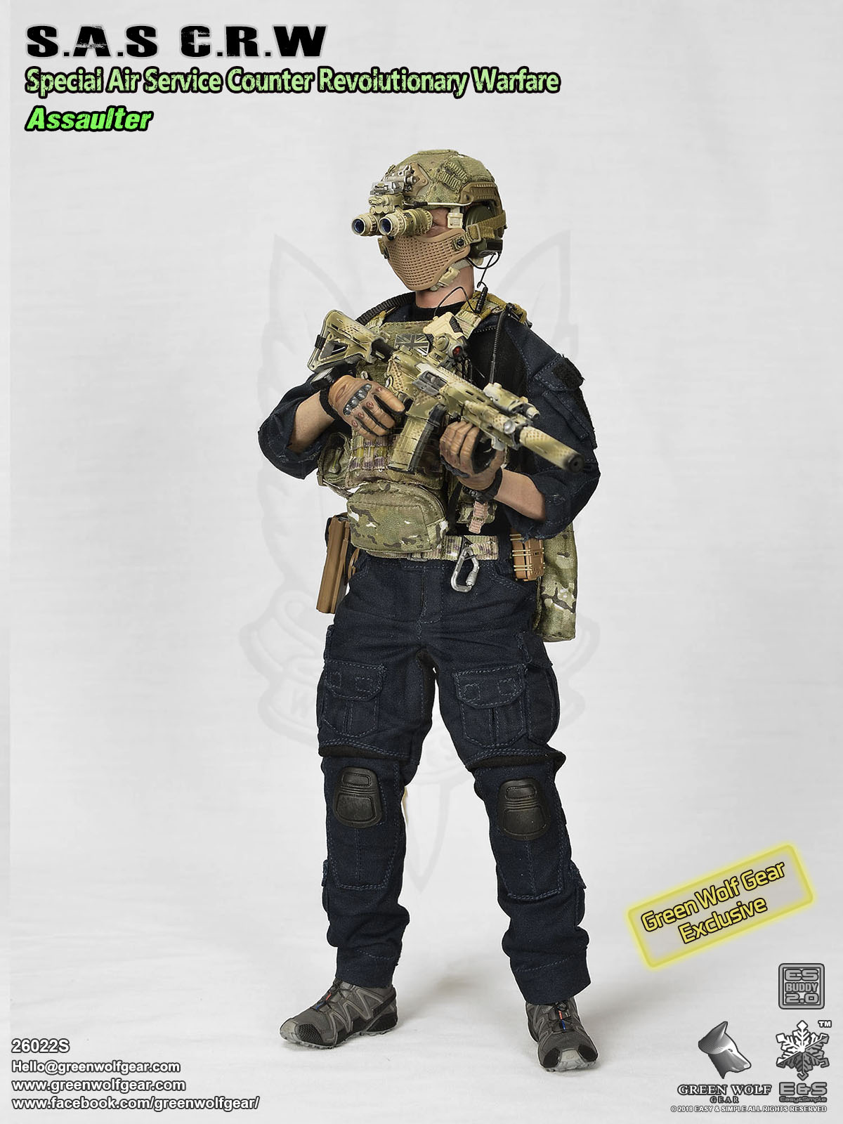 Easy&Simple 26022S S.A.S Counter Revolutionary Warfare Assaulter - GWG
