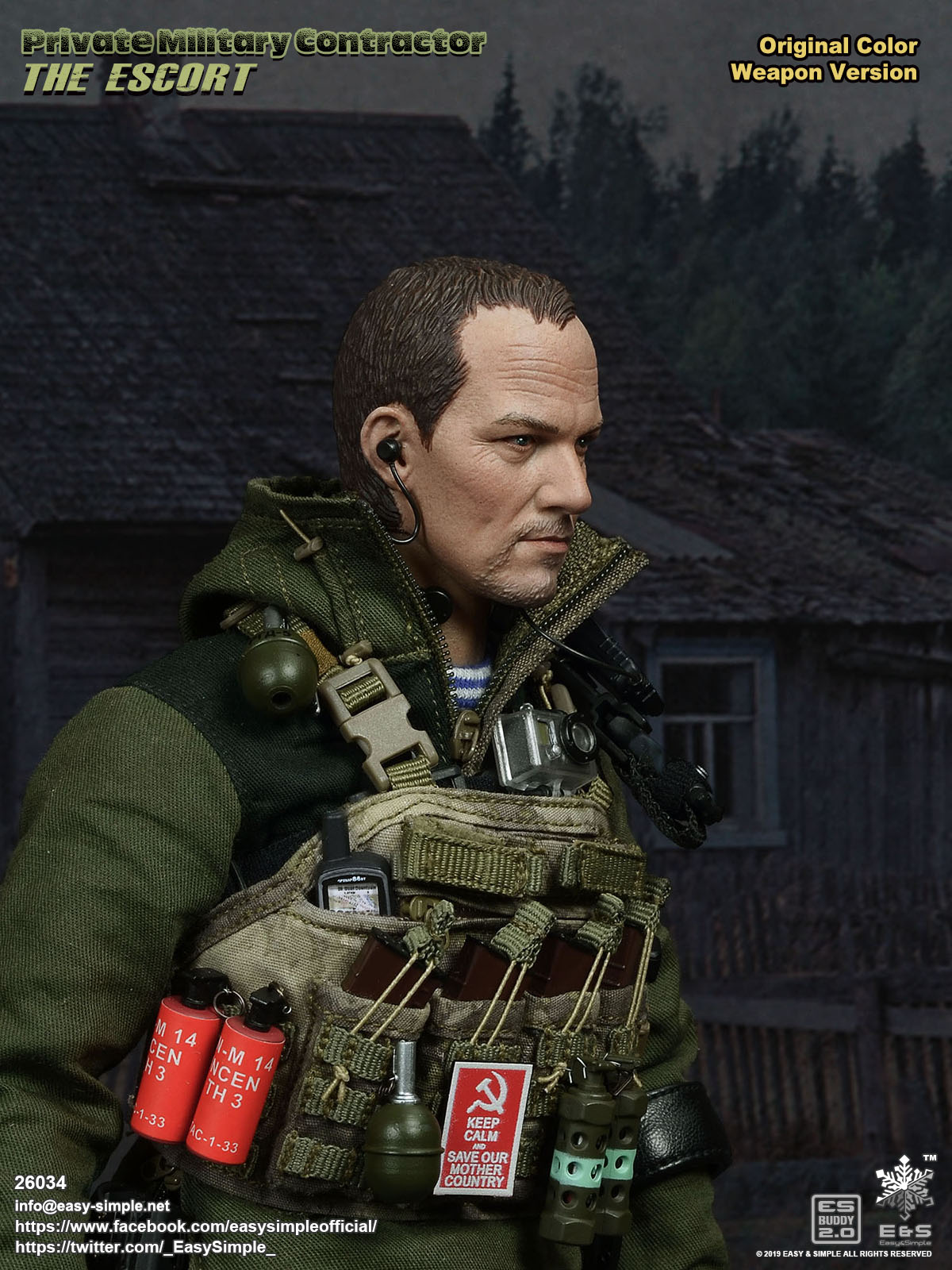 Easy&Simple 26034 PMC The Escort Two Weapon Color Versions