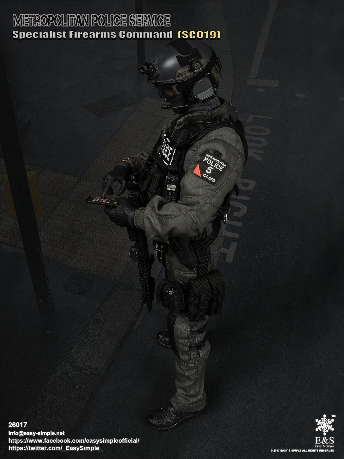 Easy&Simple 26017 British Specialist Firearms Command SCO19