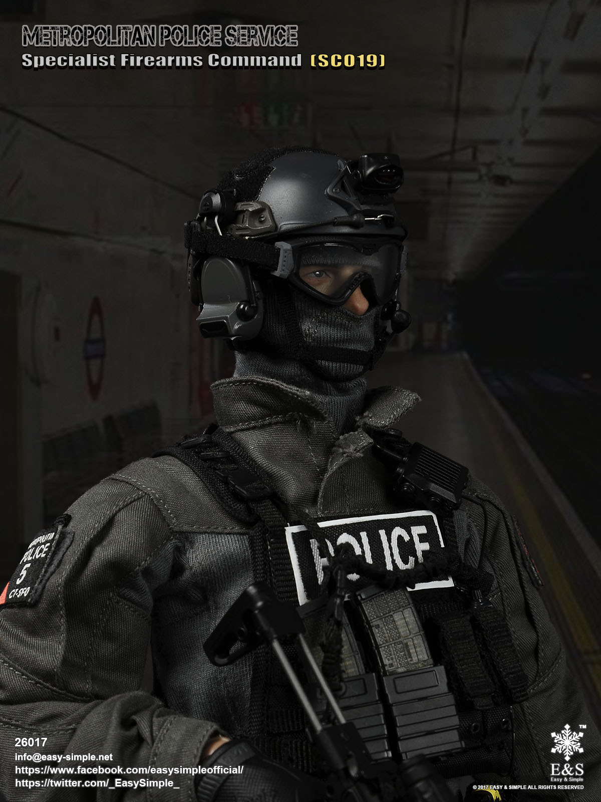 Easy&Simple 26017 British Specialist Firearms Command SCO19