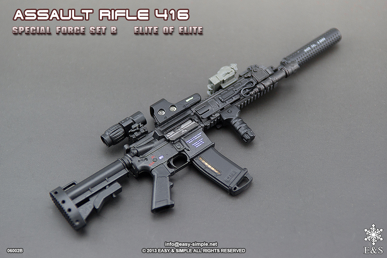 Easy&Simple 06002 Assault Rifle 416 Special Force Set