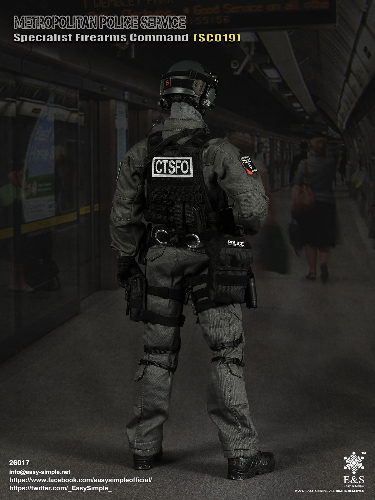 Easy&Simple 26017 British Specialist Firearms Command SCO19