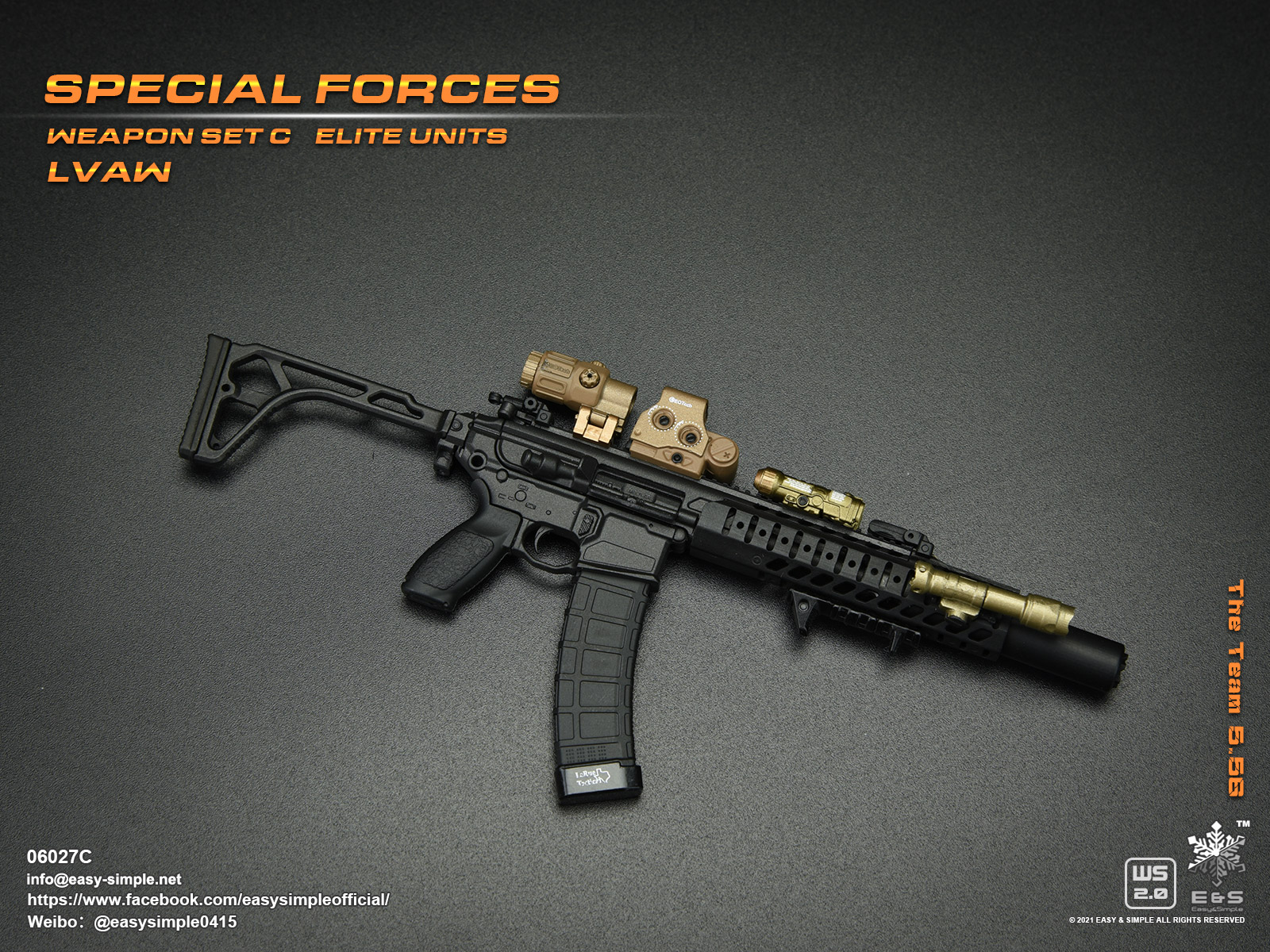 Easy&Simple 06027 Special Forces Weapon Set C Elite Units LVAW