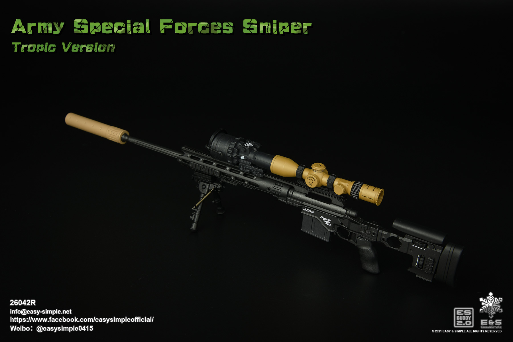 Easy&Simple 26042R Army Special Forces Sniper Tropic Version