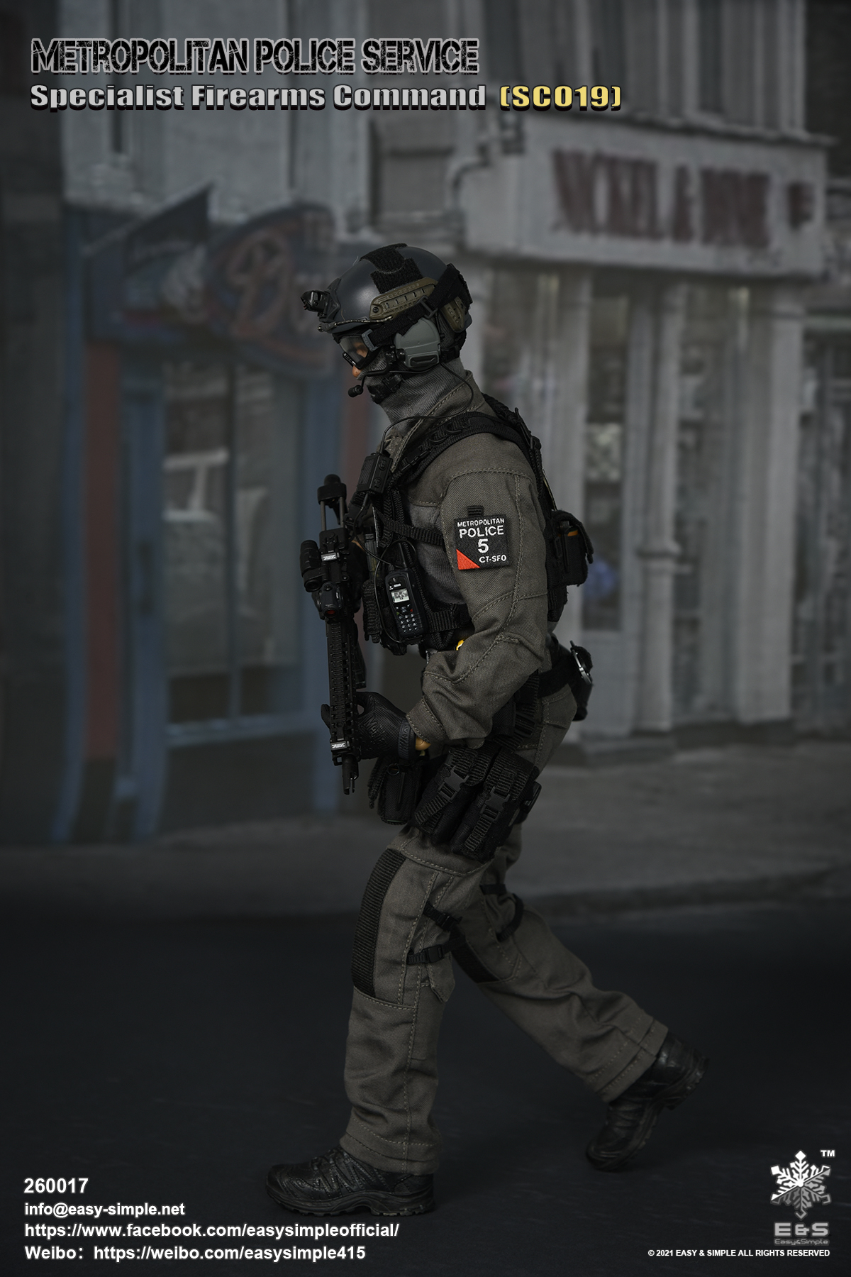 Easy&Simple 26017 British Specialist Firearms Command SCO19