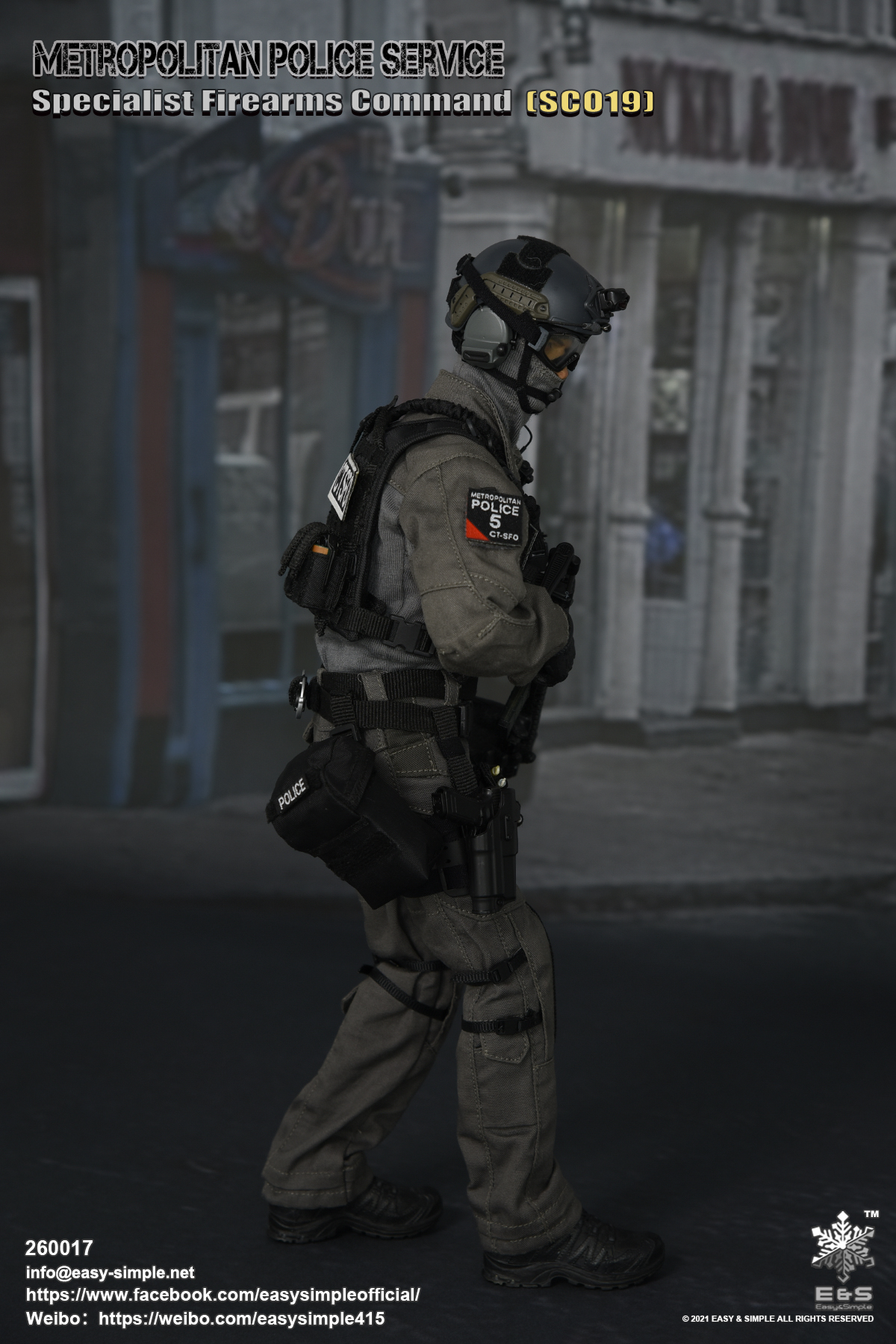 Easy&Simple 26017 British Specialist Firearms Command SCO19