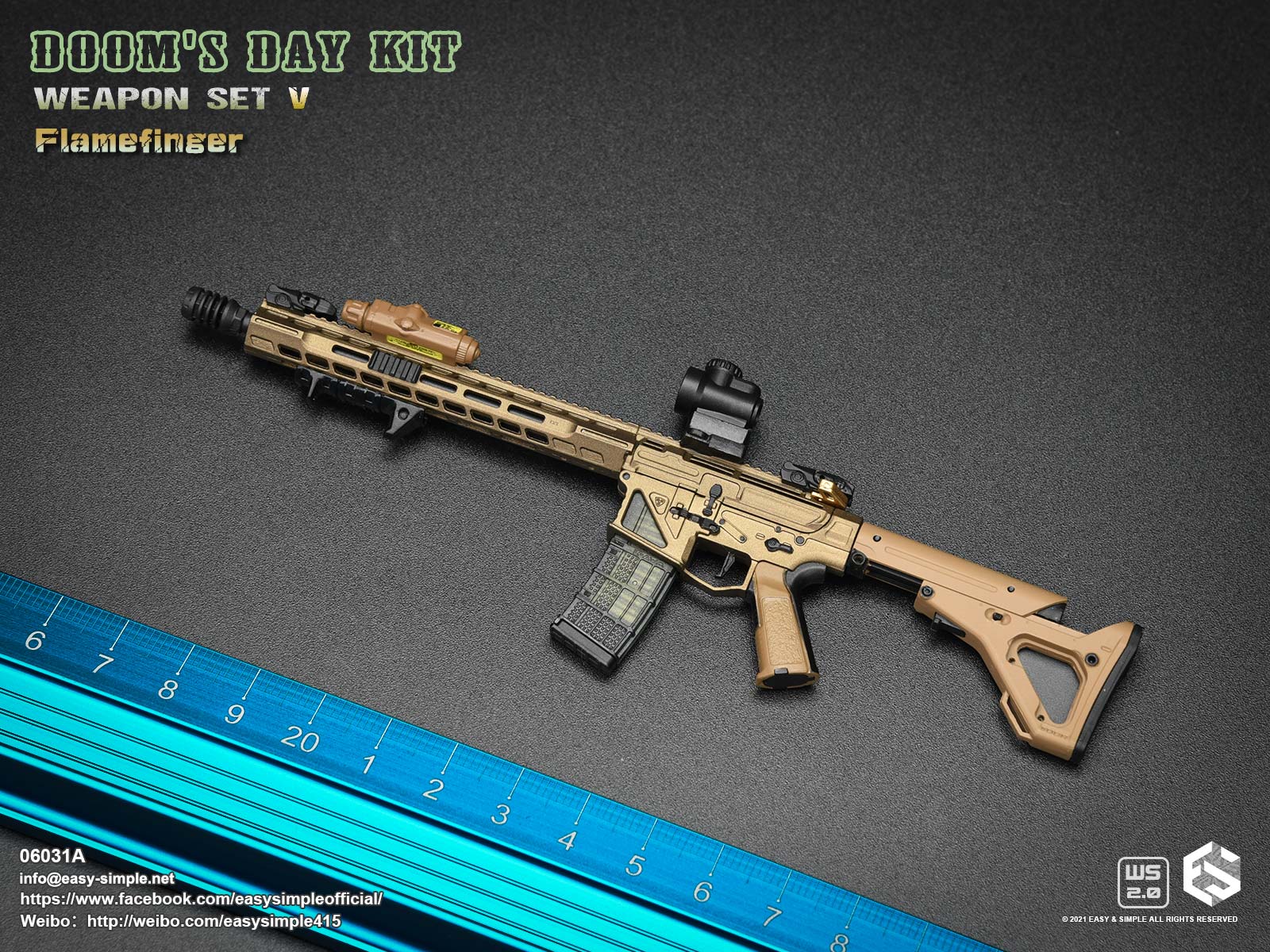 Easy&Simple 06031 DOOM'S DAY KIT WEAPON SET V,Weapon Set