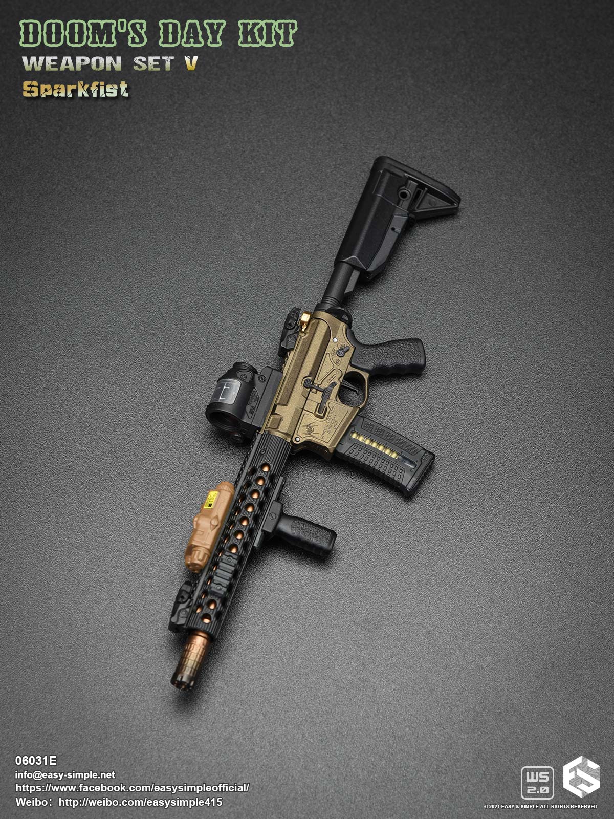 Easy&Simple 06031 DOOM'S DAY KIT WEAPON SET V,Weapon Set