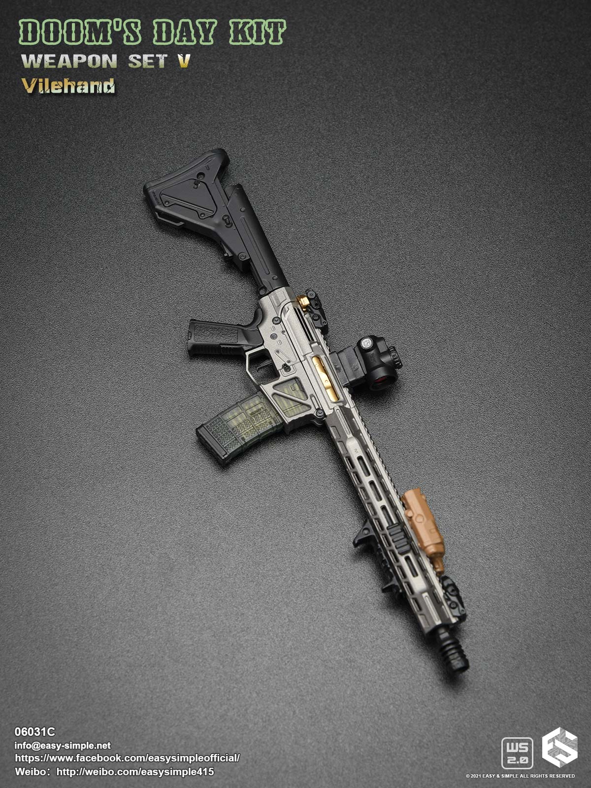 Easy&Simple 06031 DOOM'S DAY KIT WEAPON SET V,Weapon Set