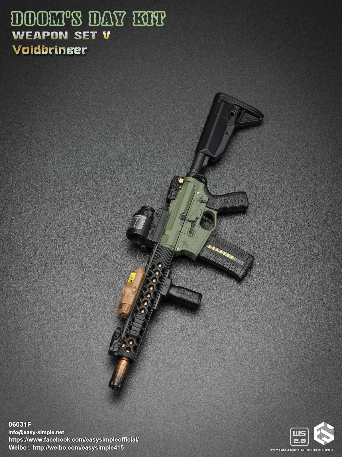 Easy&Simple 06031 DOOM'S DAY KIT WEAPON SET V,Weapon Set