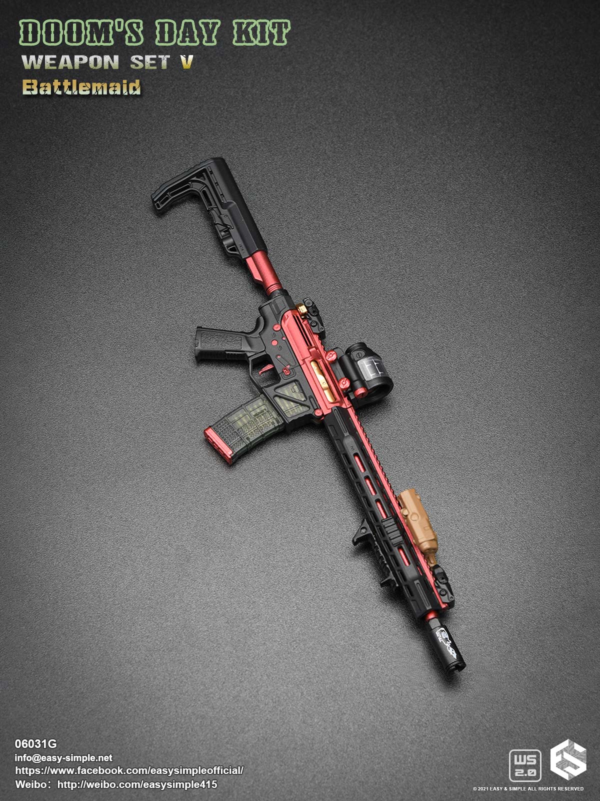 Easy&Simple 06031 DOOM'S DAY KIT WEAPON SET V,Weapon Set