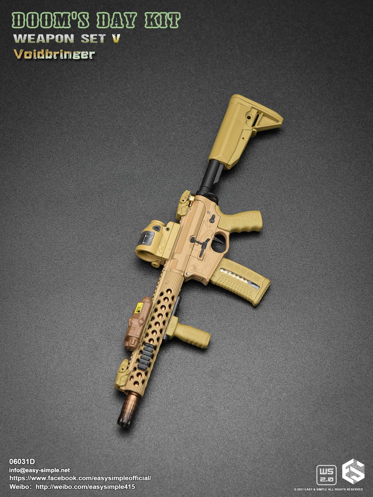 Easy&Simple 06031 DOOM'S DAY KIT WEAPON SET V,Weapon Set