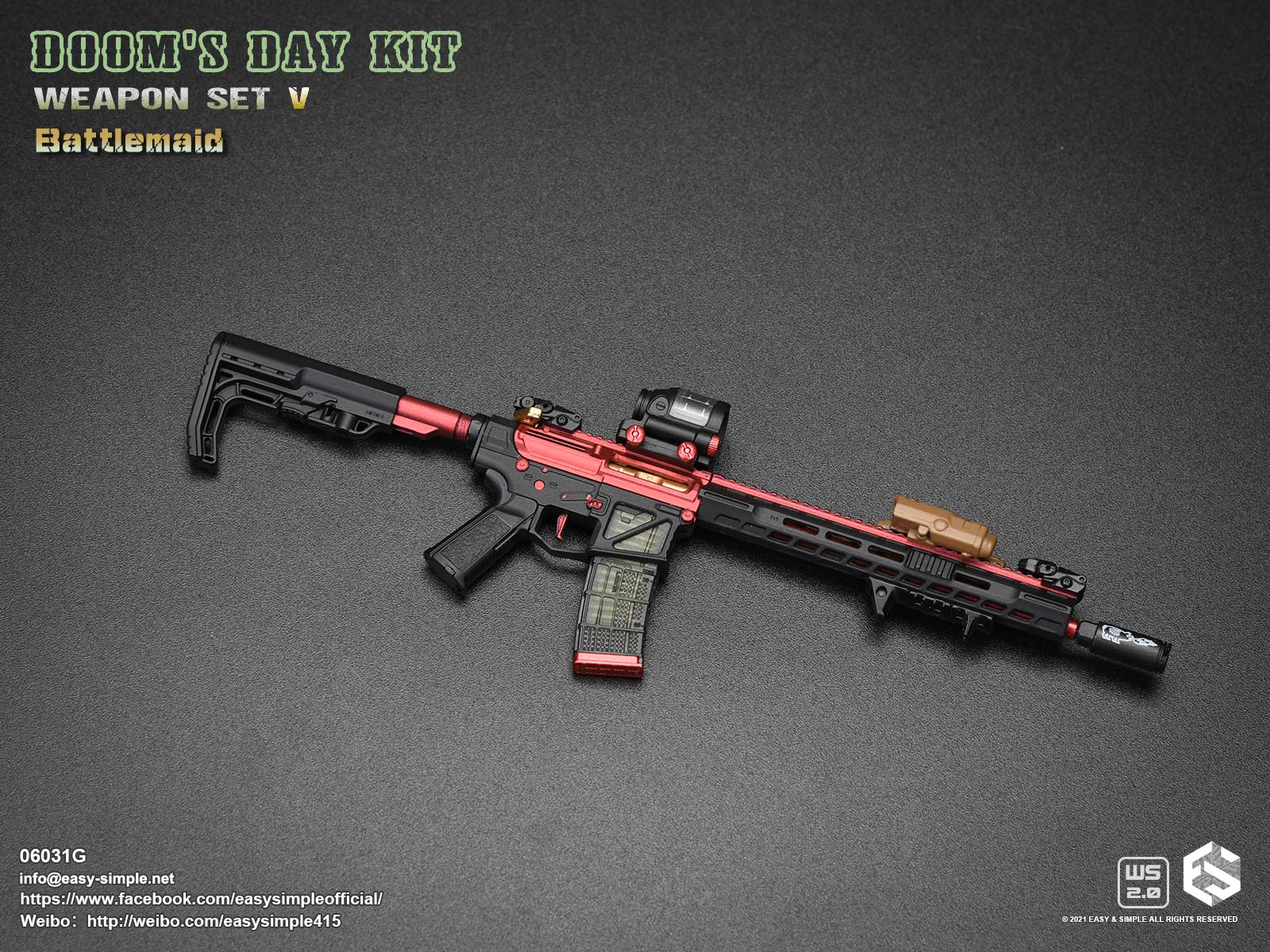 Easy&Simple 06031 DOOM'S DAY KIT WEAPON SET V,Weapon Set