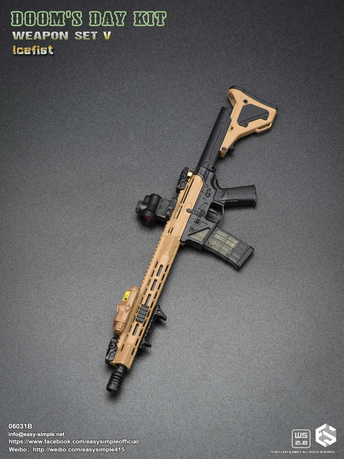 Easy&Simple 06031 DOOM'S DAY KIT WEAPON SET V,Weapon Set