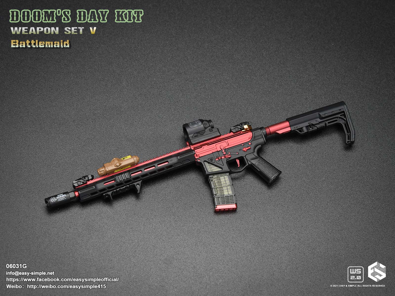 Easy&Simple 06031 DOOM'S DAY KIT WEAPON SET V,Weapon Set