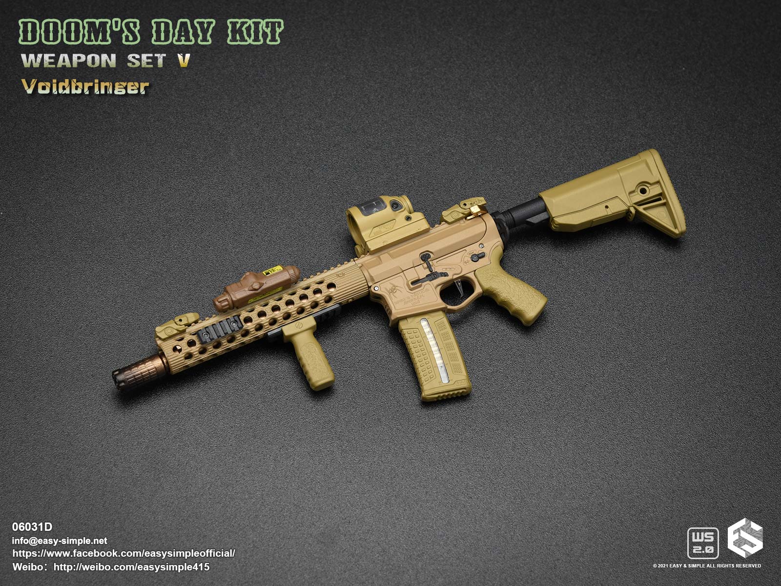 Easy&Simple 06031 DOOM'S DAY KIT WEAPON SET V,Weapon Set