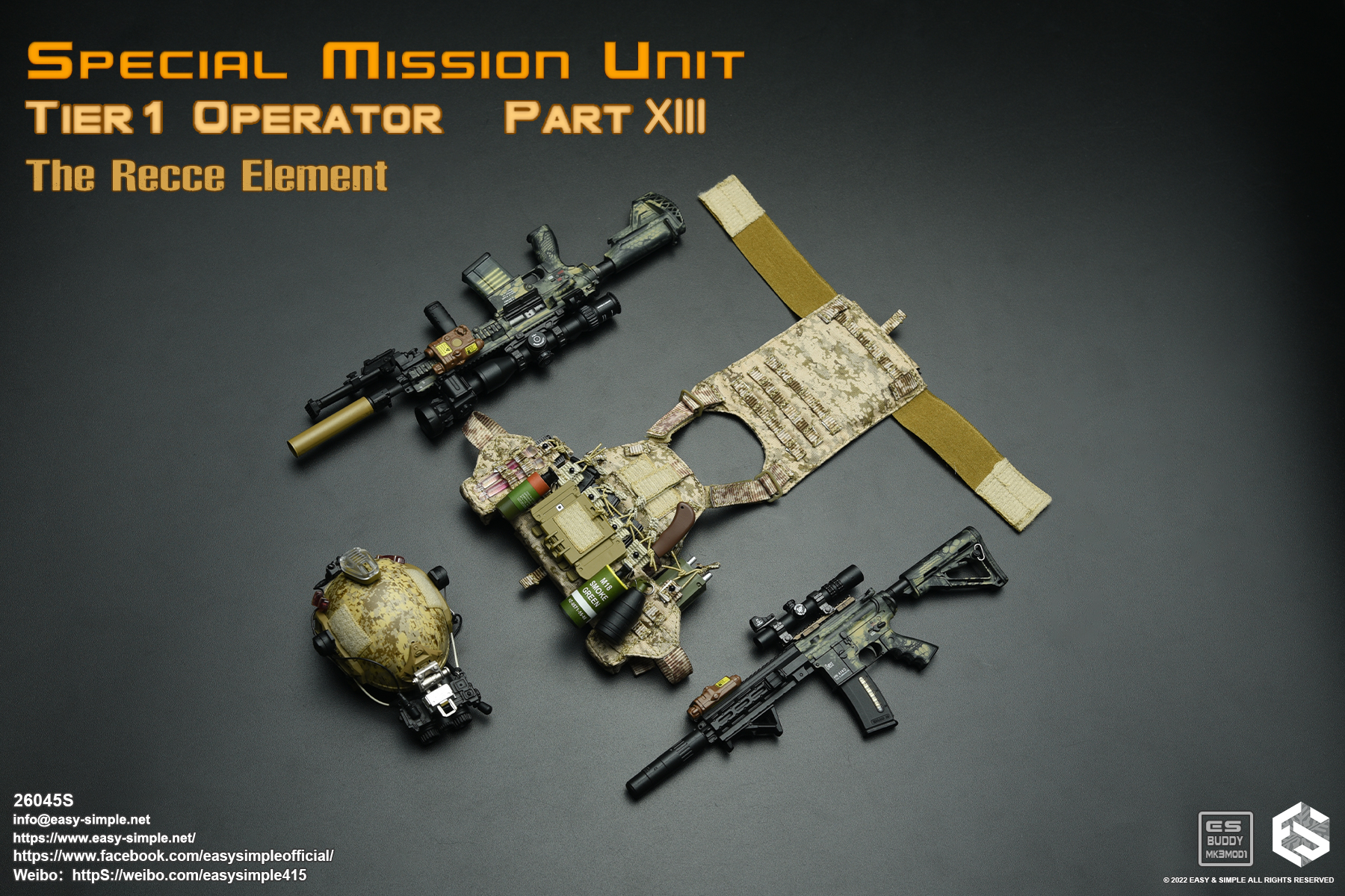 Easy&Simple 26045S SMU Tier1 Operator Part XIII The Recce Element,Boxed ...