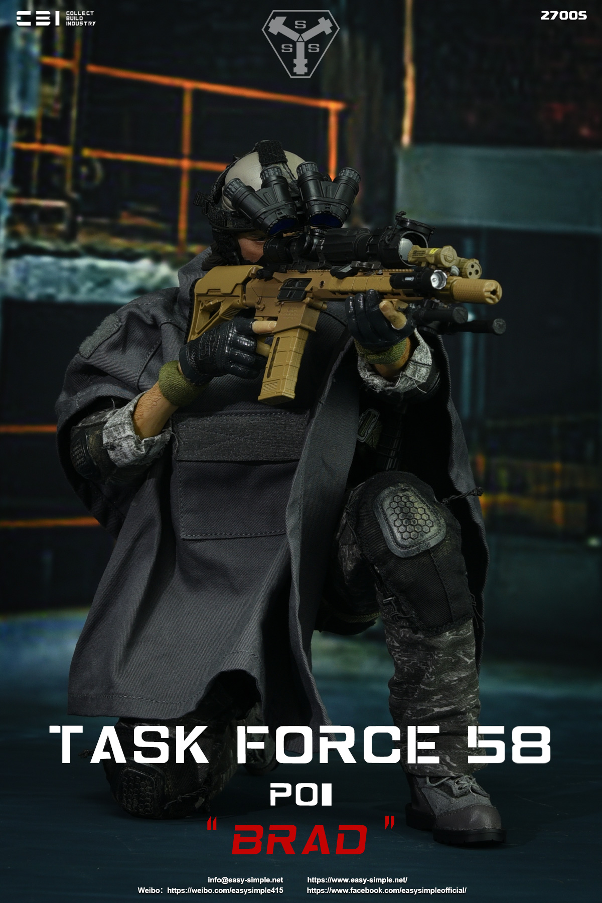 CBI x Easy&Simple 27005 Task Force 58 PO1 Brad,CBI