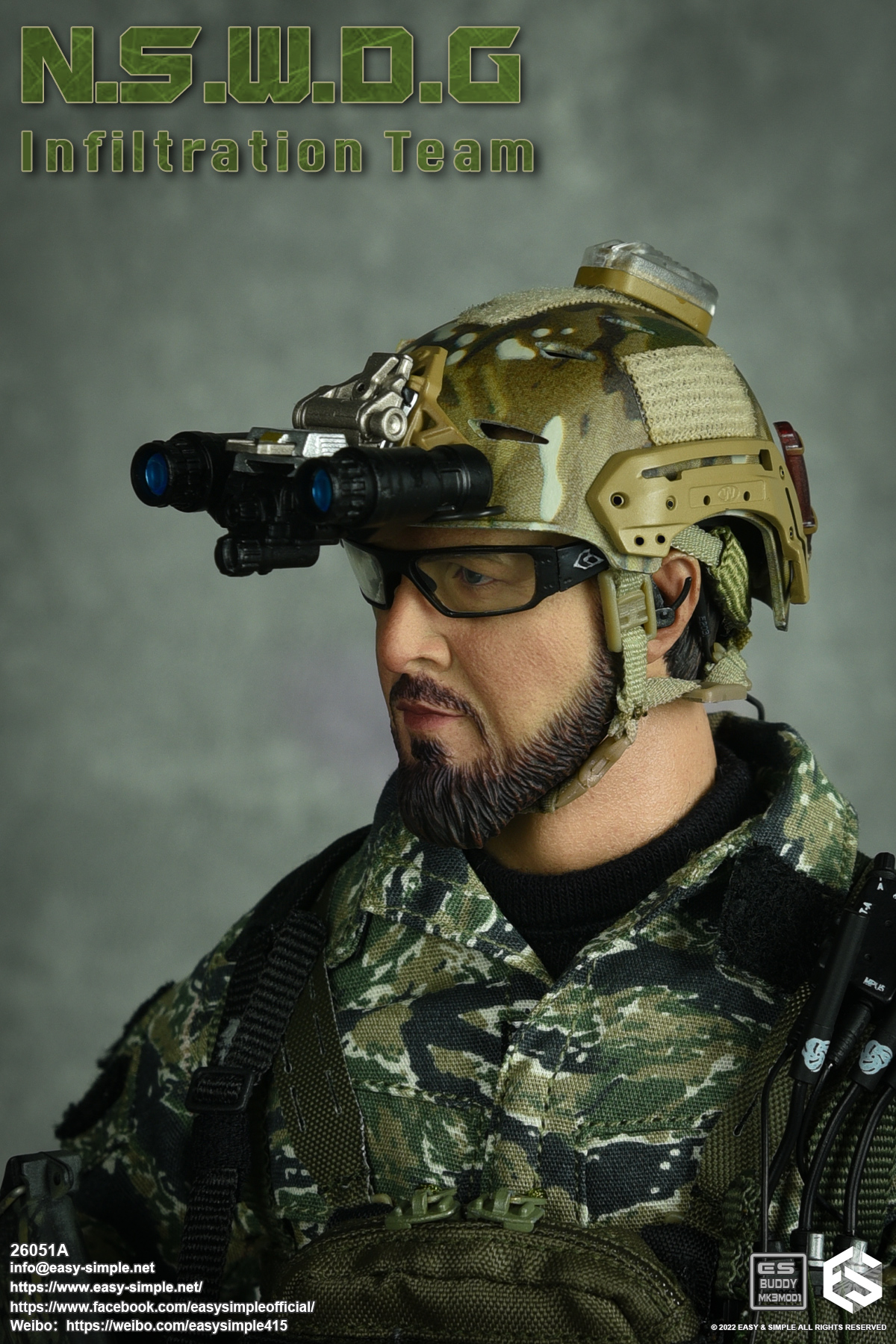 Easy&Simple 26051A N.S.W.D.G Infiltration Team,Boxed Figure