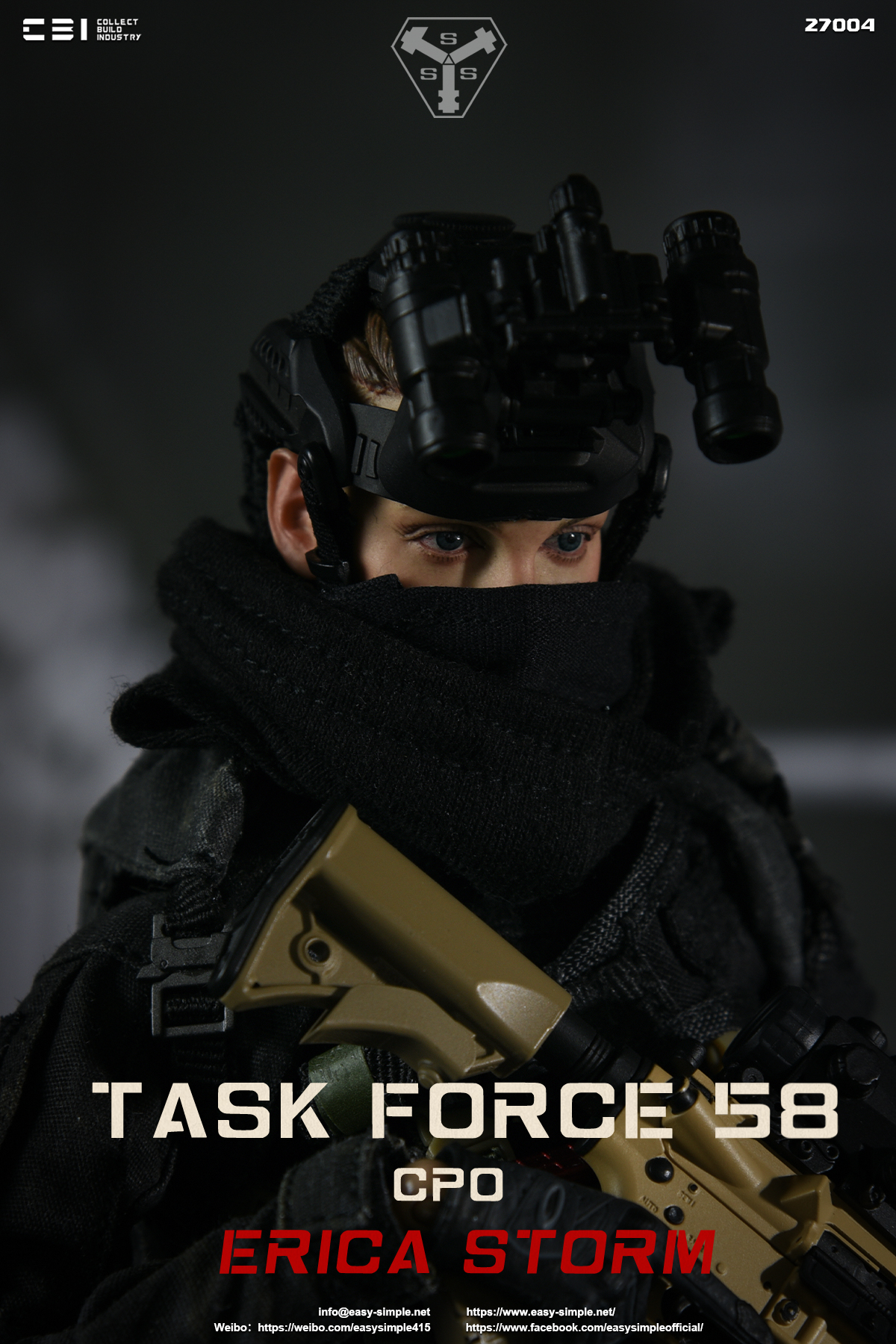 CBI x Easy&Simple 27004 Task Force 58 CPO Erica Storm,CBI