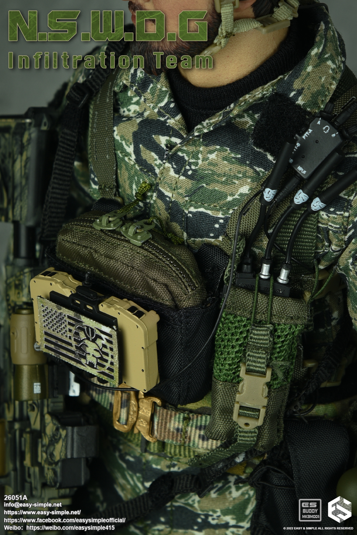 Easy&Simple 26051A N.S.W.D.G Infiltration Team,Boxed Figure