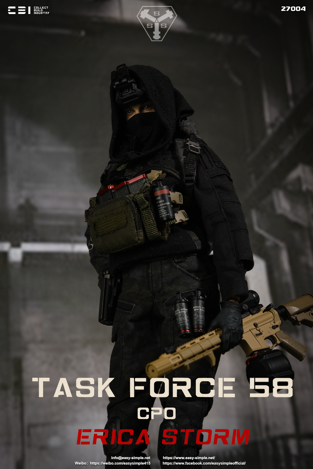 CBI x Easy&Simple 27004 Task Force 58 CPO Erica Storm,CBI