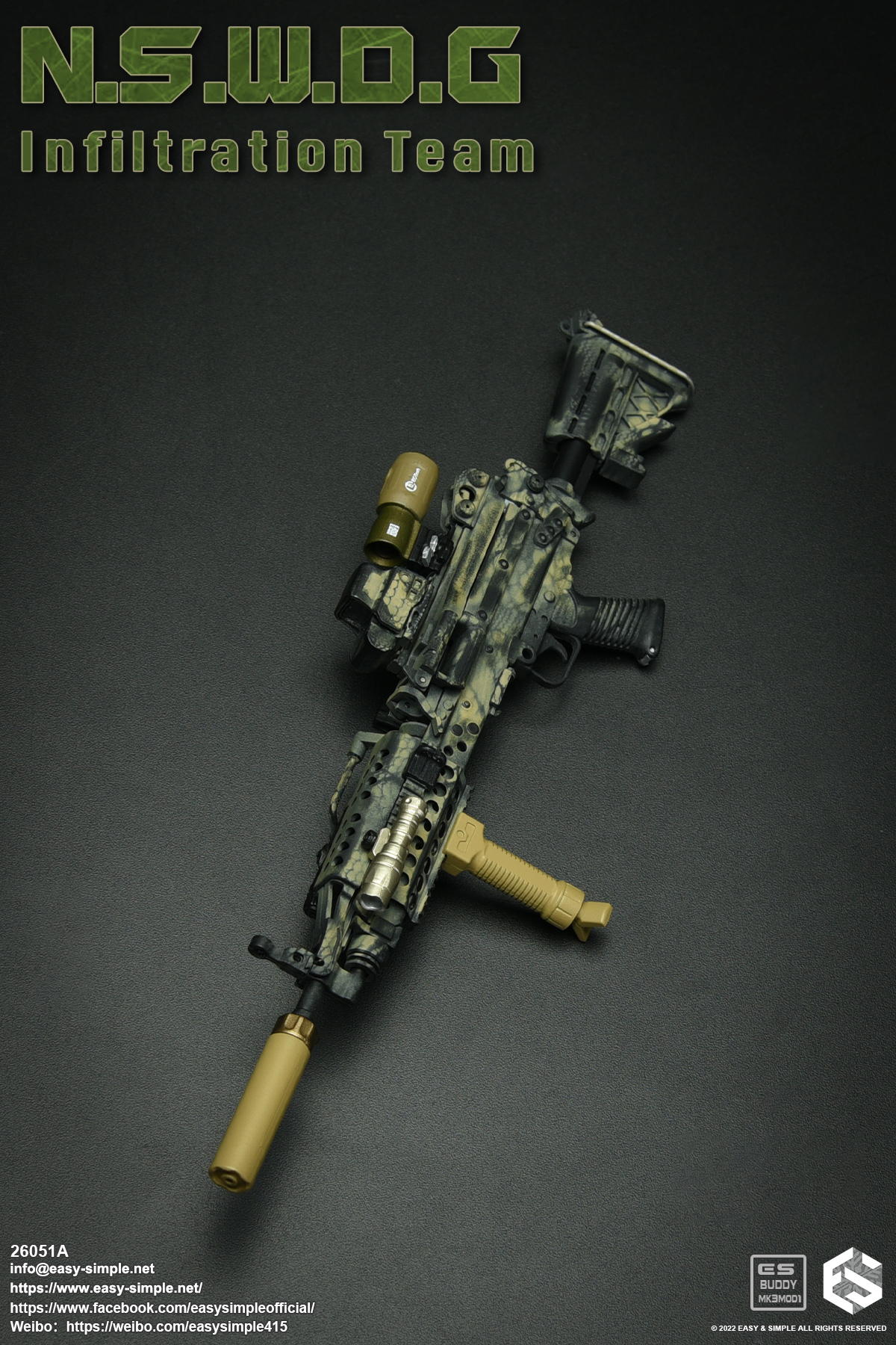 Easy&Simple 26051A N.S.W.D.G Infiltration Team,Boxed Figure