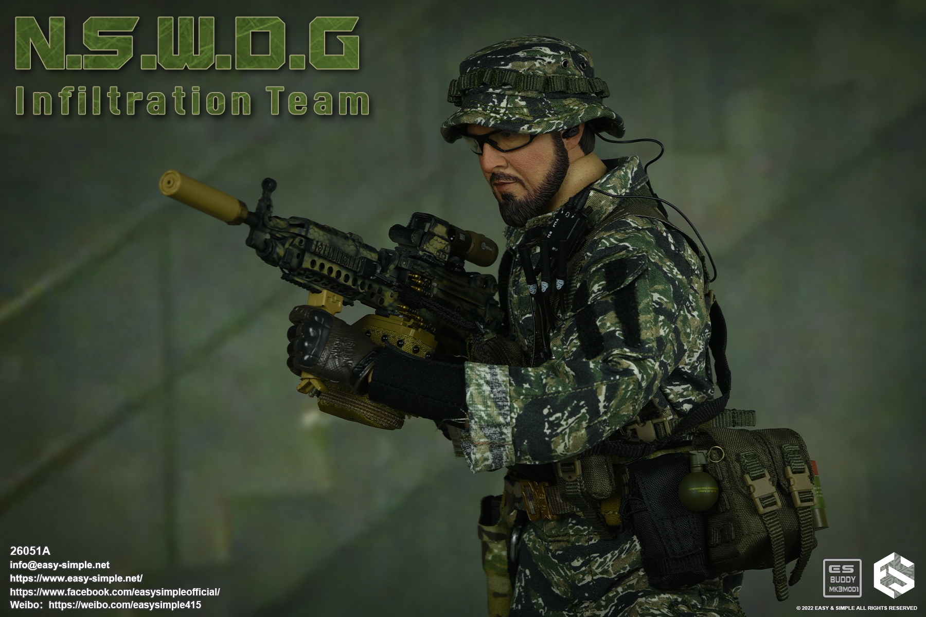 Easy&Simple 26051A N.S.W.D.G Infiltration Team,Boxed Figure